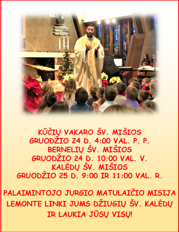 Palaimintojo Jurgio Matulaičio Misija