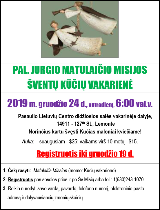 Palaimintojo Jurgio Matulaičio Misija