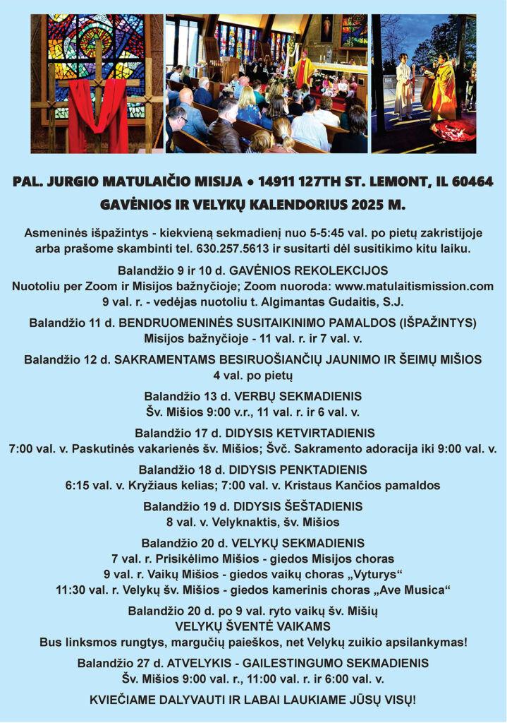Palaimintojo Jurgio Matulaičio Misija
